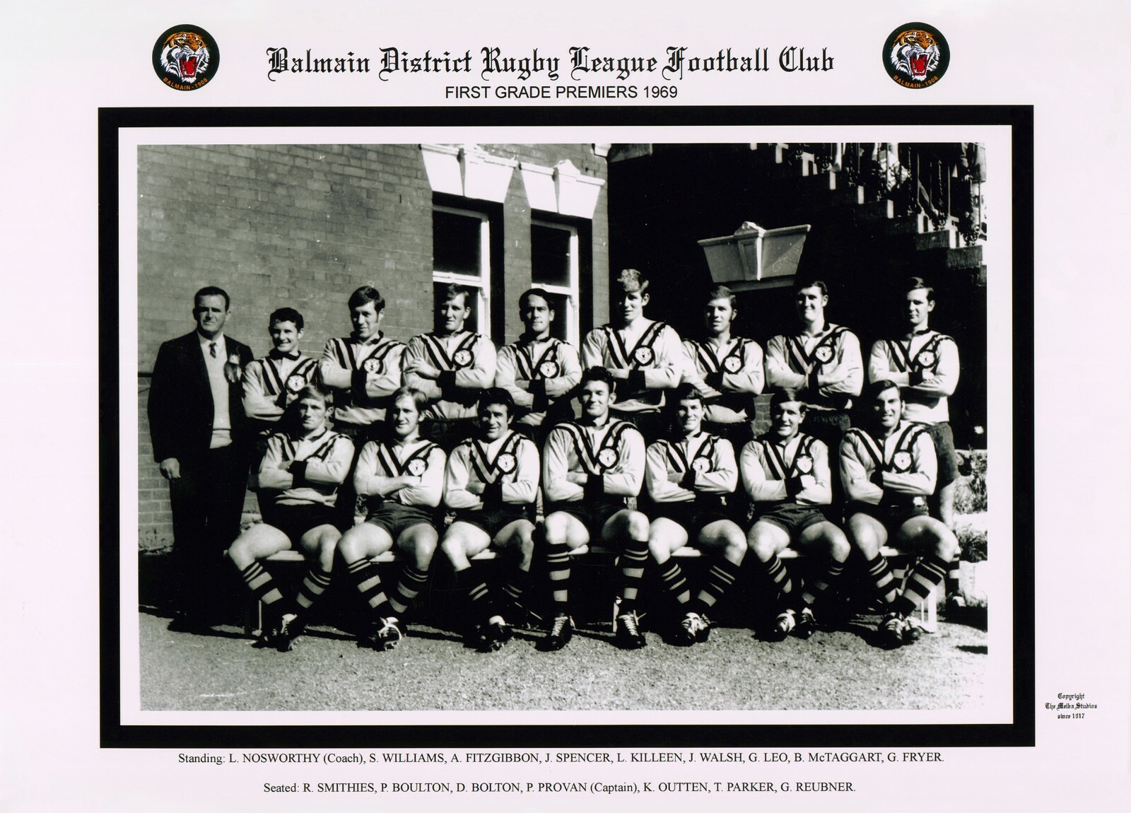 New BALMAIN DISTRICT RUGBY LEAGUE FOOTBALL CLUB,FIRST GRADE FINALISTS ...