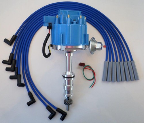 FORD 330 5.4L 361 5.9L FE/BIG BLOCK TRUCK HEI DISTRIBUTOR BLUE +SPARK ...