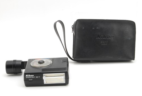 [NEAR MINT w/Case] Nikon Speedlight SB-17 Shoe Mount Flash for Nikon ...