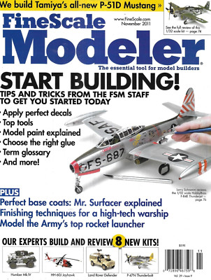 Fine Scale Modeler Magazine Building Tips Perfect Base Coats Rocket ...