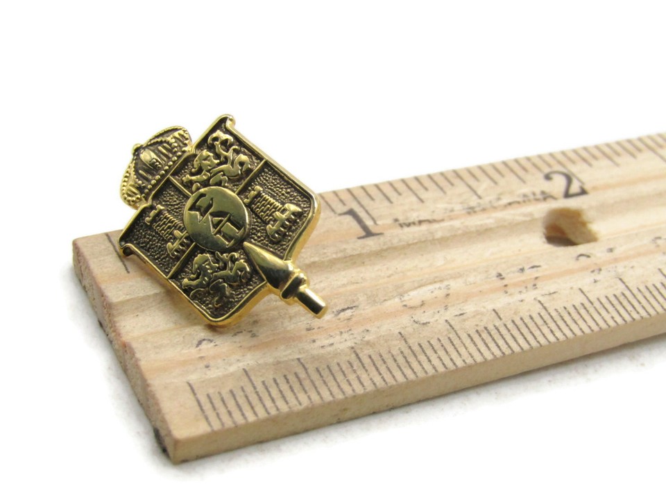 Greek Lettered Center Pin Religious Symbols & Gold Tone | eBay