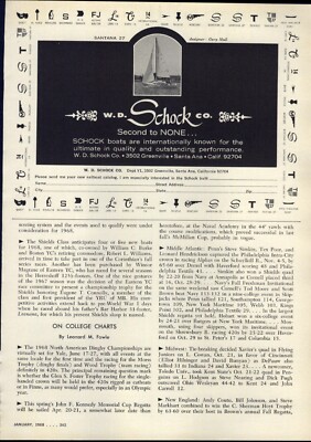 1968 PAPER AD Schock Sailboat Rebcats Cougar MK III Catamaran Texas ...