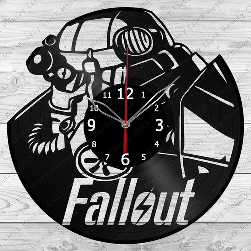 Vinyl Clock FallOut Vinyl Record Wall Clock Home Art Decor Handmade ...