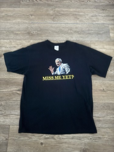 Vintage George Bush "Miss me yet?" Graphics Tee Shirt XL | eBay