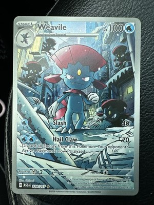 Pokemon Mega Evolution-Ascended Heroes Weavile Illustration Rare 228/ ...