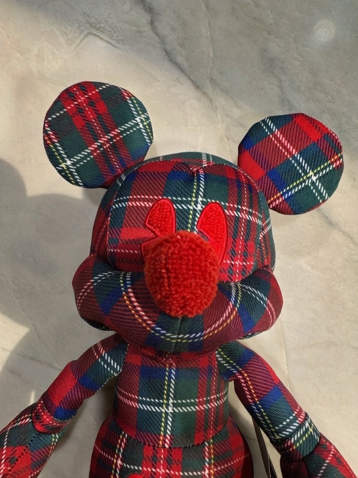 Disney VIP Tours Mickey Mouse Plush Plaid Exclusive Limited Edition NWT ...