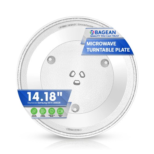 Microwave Plate Replacement 14 1/8 inch Fits DE74-20002B Samsung ...