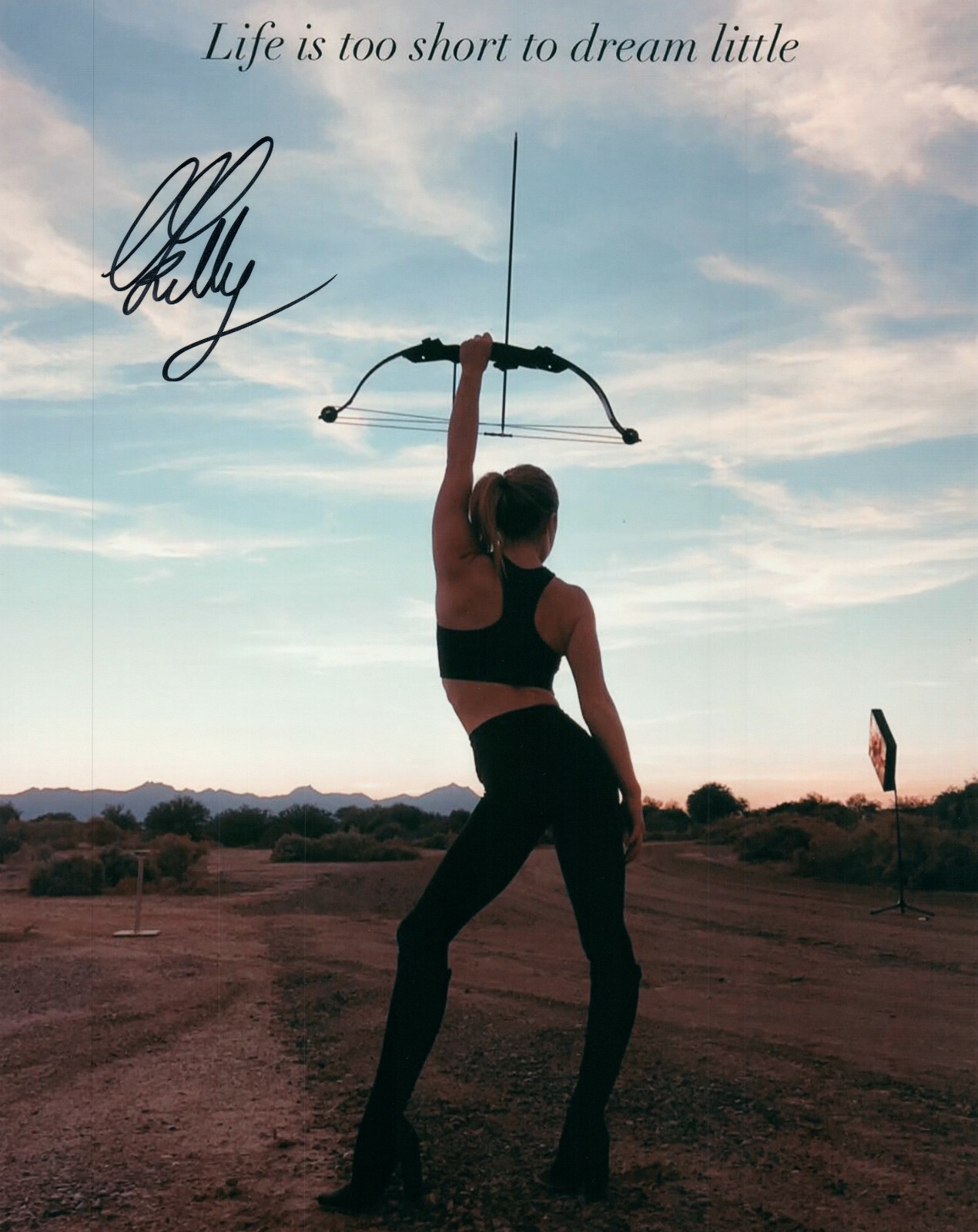 Orissa Kelly Signed 8x10 Photo #81 Archery Contortionist Britain's Got ...