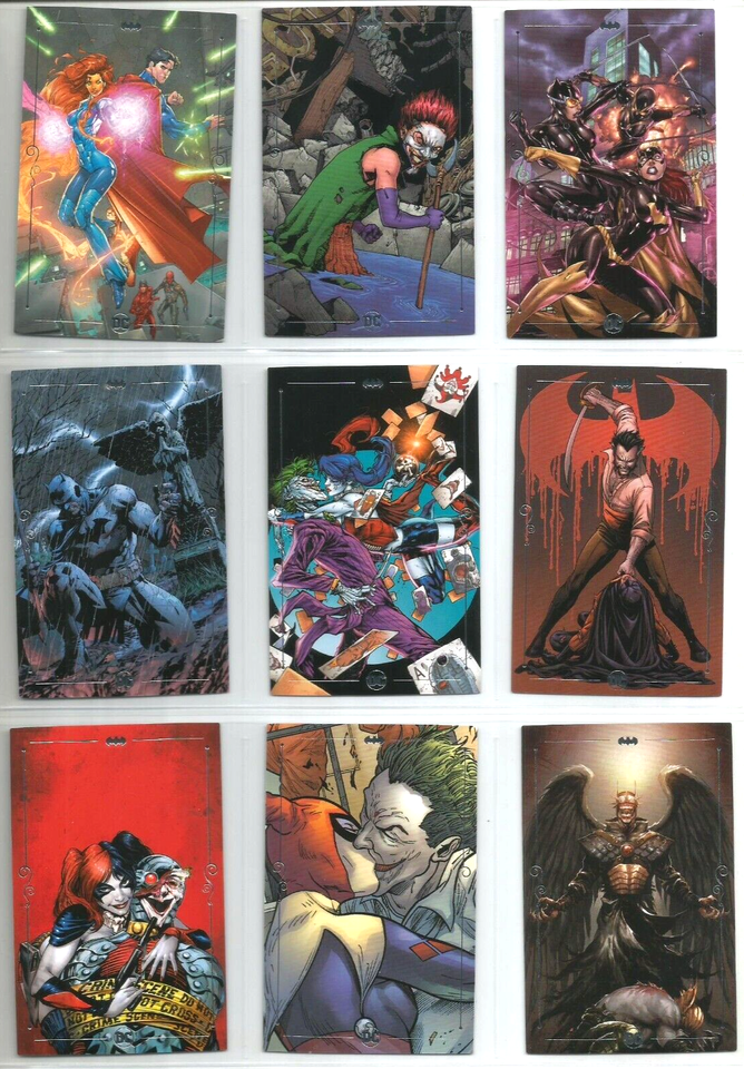 DC Comics BATMAN Basic Cards Full Set 97/97 + Checklist PERU 2022 ...