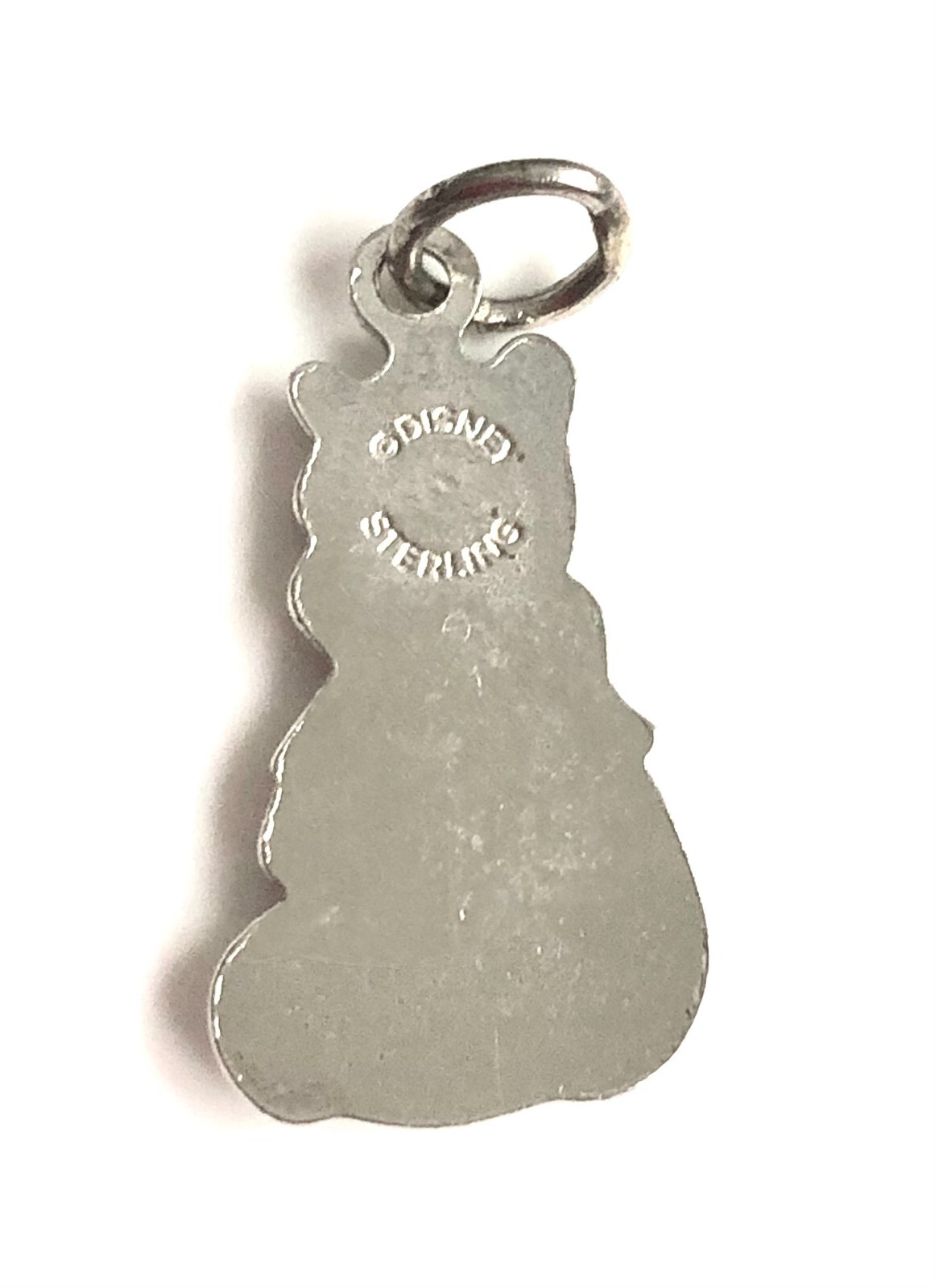 Vintage Sterling Silver Disney Teddy Bear Charm - Gem