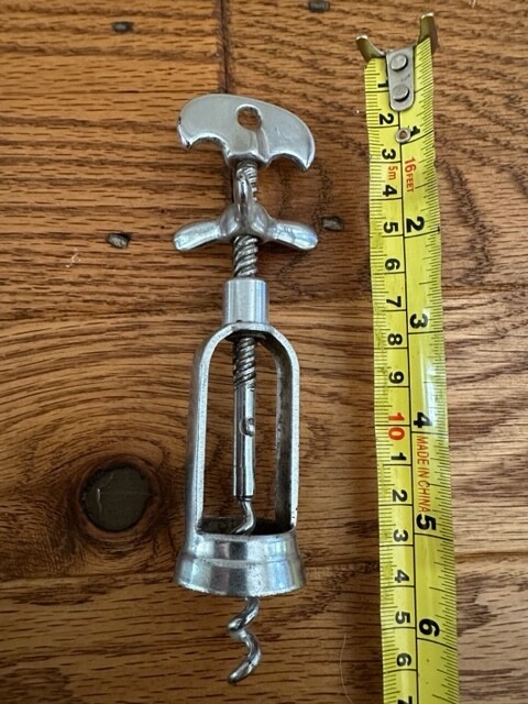 Old vintage German steel wine bottle corkscrew | eBay