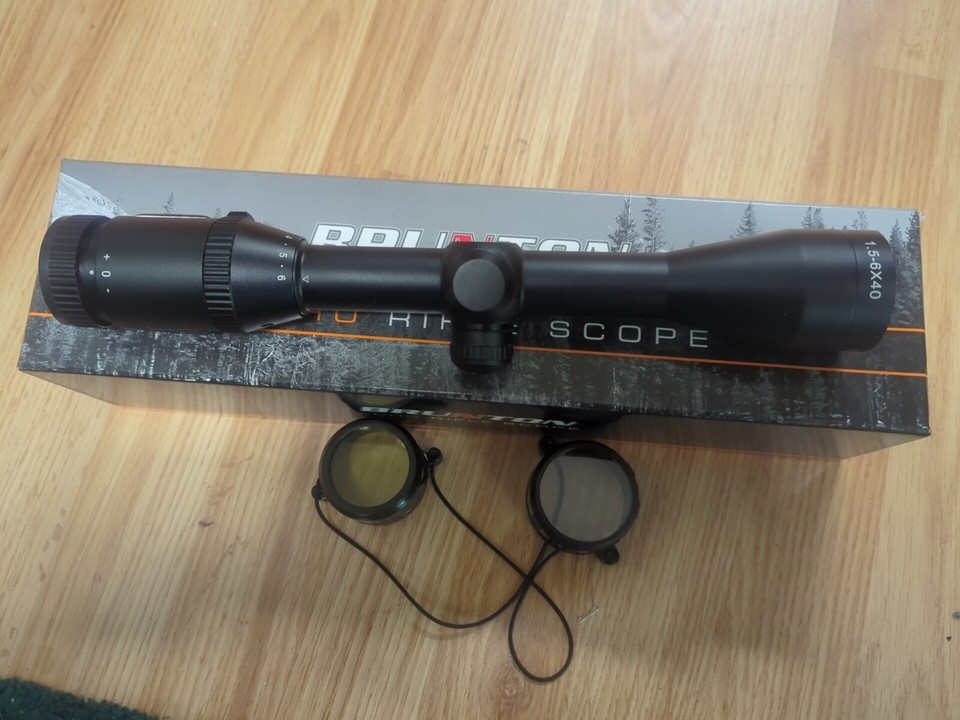 Brunton Echo 1.5-6X40MM Matte Finish 1" SCOPE #1 Duplex Reticle (Fine ...