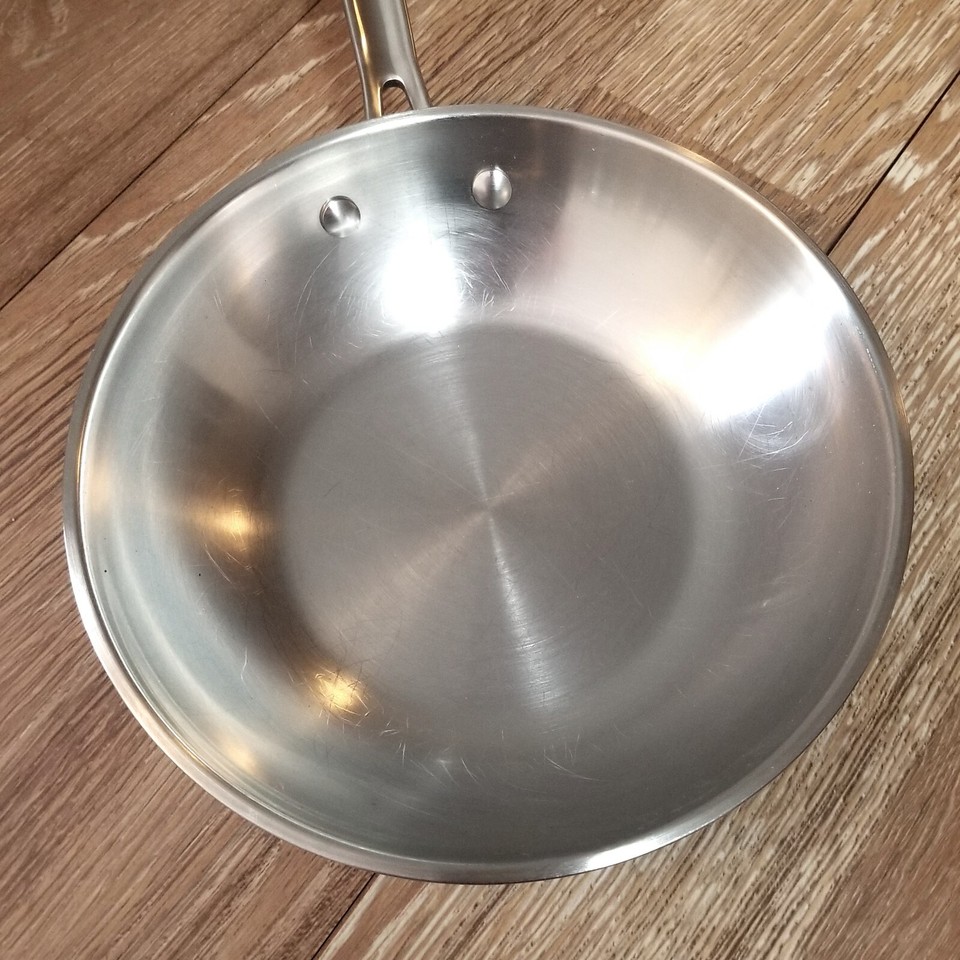 Emeril By All Clad 8 inch COPPER CORE Stainless Steel Fry Pan Sauté Pan ...