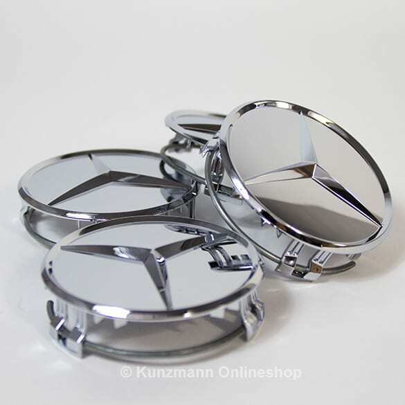 Original Mercedes-Benz Nabendeckel chrom Radnabendeckel NEU Satz | eBay.de