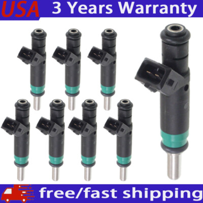 8Pcs Fuel Injector FJ739 For 2004-2005 BMW 545I 645CI 745I 745LI CNG 4 ...