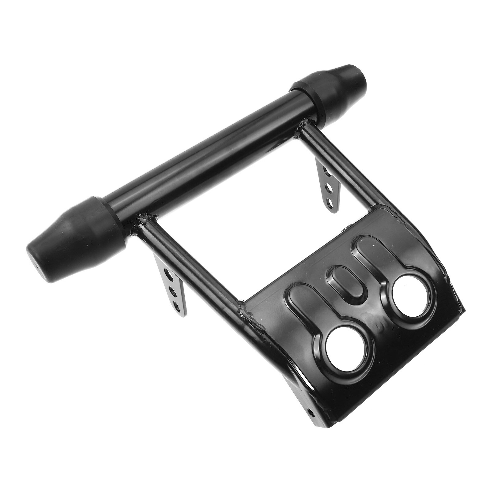 A-Premium Black Bumper Guard with Rubber End Caps Front for Yamaha ...