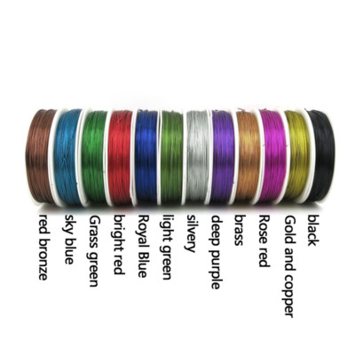Colored fine iron wire 40m wire strip Colored model material DIY ...