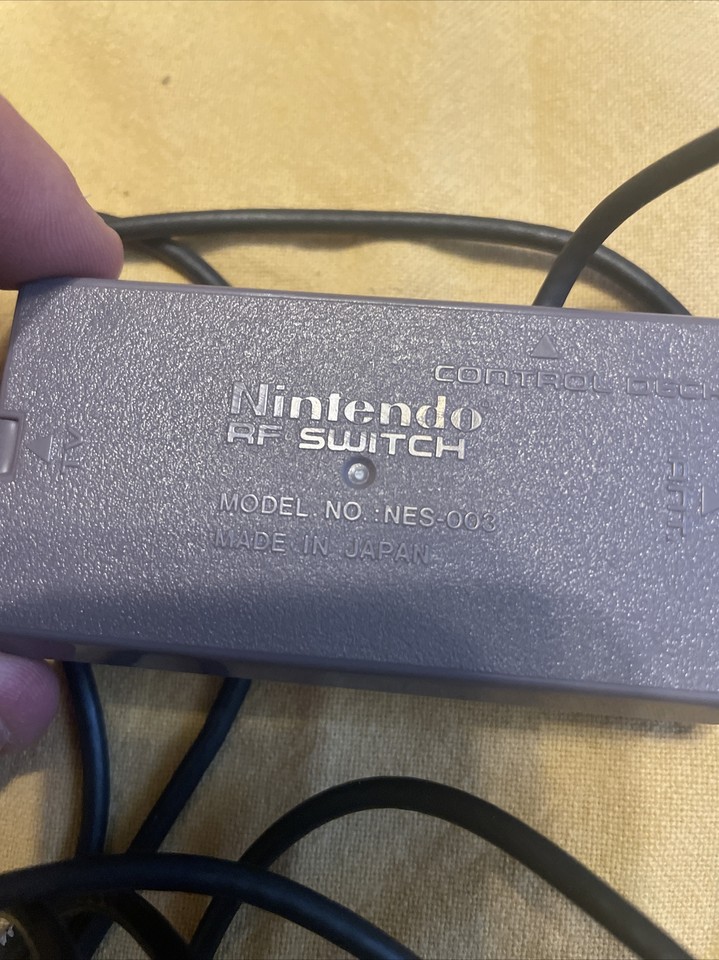 Nintendo NES RF AV Cable Adapter Switch Super Nintendo SNES NES-003 OEM ...