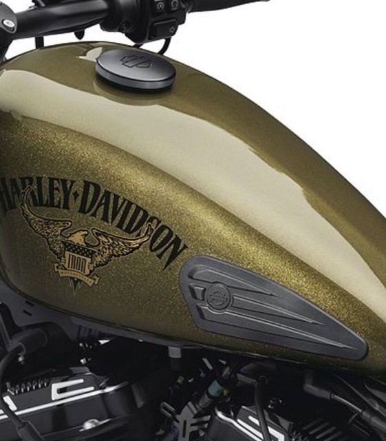 Harley Davidson OEM Gas Fuel Tank Knee Pads 57300065 Softail Dyna for ...