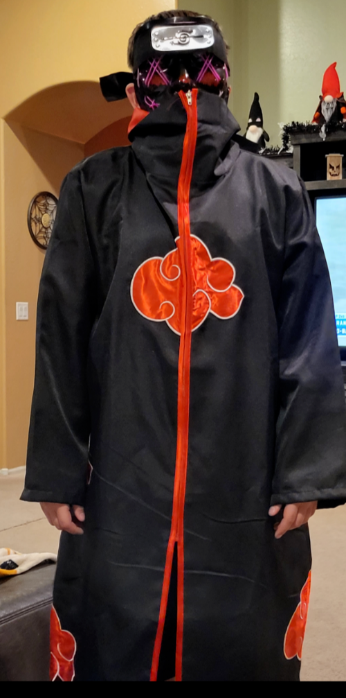 Naruto Akatsuki Uchiha Itachi Robe Cloak Coat Anime Cosplay Costume ...