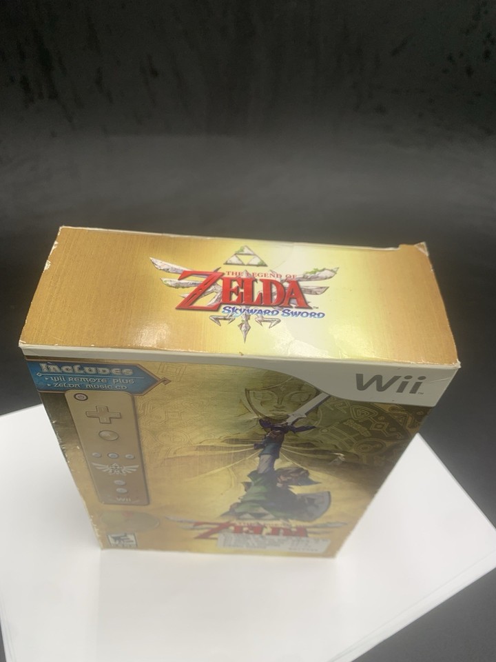 Nintendo Wii the Legend of Zelda Skyward Sword Controller Bundle New ...