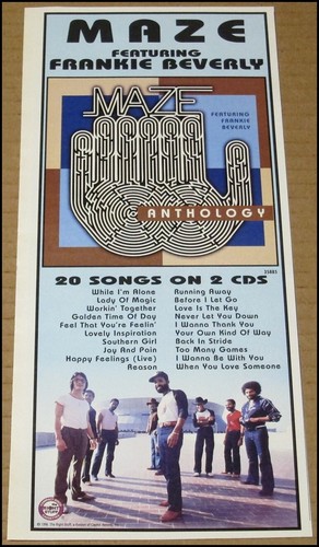 1996 Maze Featuring Frankie Beverly Anthology Print Ad Album Advert ...