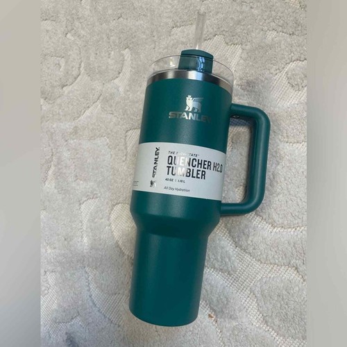 Stanley The Flowstate H2.0 Quencher Pine Color 40 oz Tumbler NWT | eBay