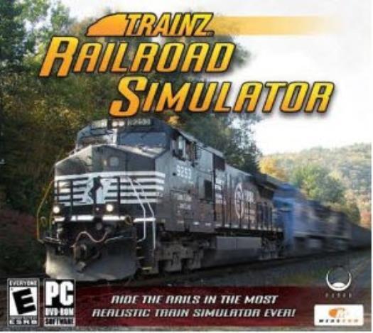 Trainz Railroad Simulator 2007 PC DVD drive diesel & steam engineer ...