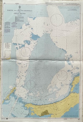 Admiralty 867 NORTH AND SOUTH CHANNELS TO GREAT SOUND BERMUDA Map Chart ...
