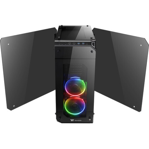 Thermaltake View 71 RGB 4-Sided Tempered Glass Vertical GPU Modular E ...