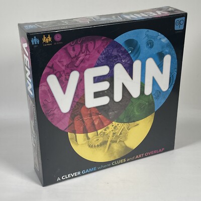 Venn Board Game Family Game for 2+ Players Cooperative Competitive Art ...