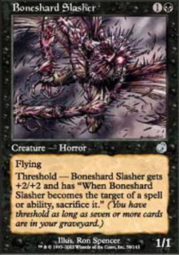 MTG - Boneshard Slasher - Foil - Torment - NM, English Magic FLAT RATE ...