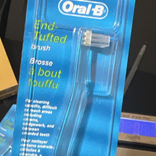 Oral-B End-Tufted Toothbrush End-rounded Extra Soft Bristles Dual Angle ...