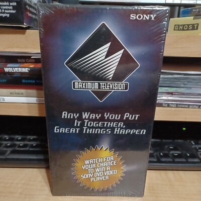 Sony Maximum Television VHS 1997 Sony promo video how Sony products ...