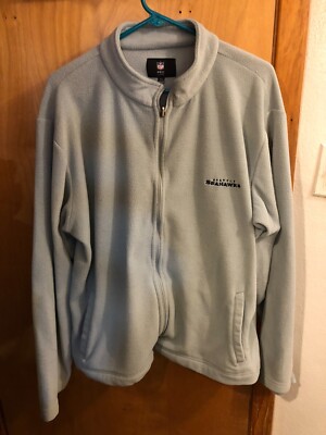 Seattle Seahawks NFL Pro Line Fleece Full Zip Jacket w/ Pockets Size ...