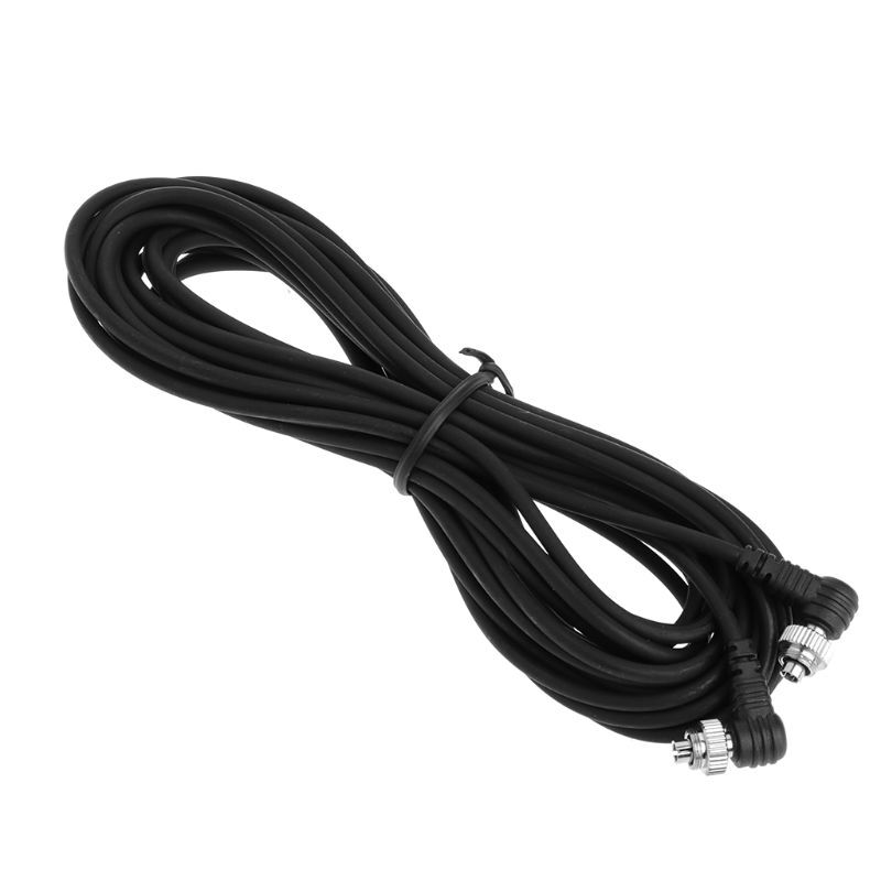 Pc-Pc Line Camera Pc Sync Cable Male to Male Cord Flash Light Extend 5m ...