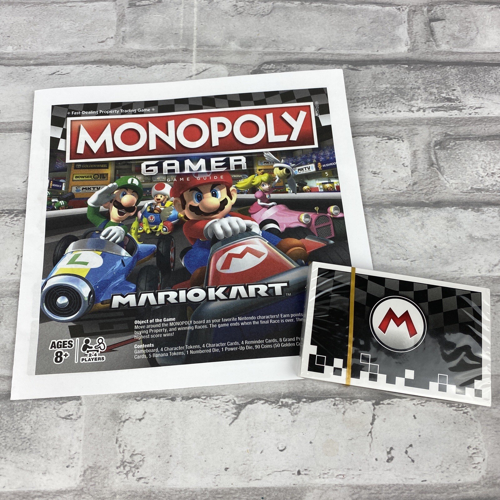 Monopoly MarioKart Gamer Replacement Cards & Instructions New In ...