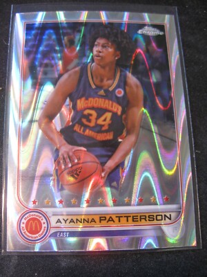 AYANNA PATTERSON 2022 Topps Chrome McDonald's All-American RAY WAVE ...