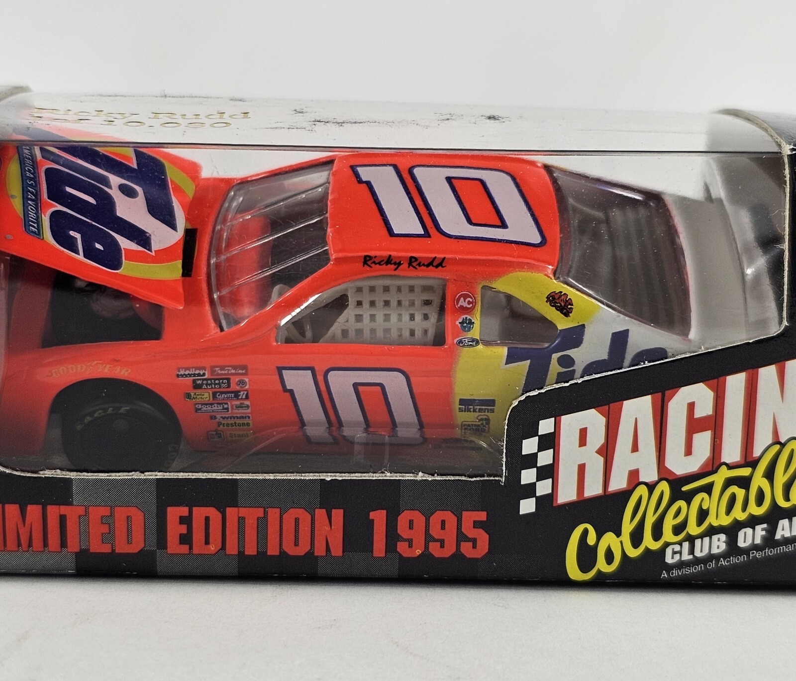 1995 RCCA Ricky Rudd #10 Tide Ford Thunderbird 1:64 Diecast Car 1 oF ...
