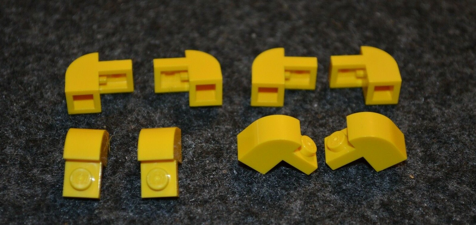 8 ~ 1x2 Yellow Half Rounded Top Bow Brick Bricks ~ Lego ~ NEW | eBay