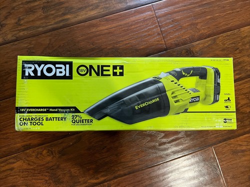 Ryobi One + P714K 18V 0.8L Cordless Handheld Vacuum Cleaner Kit - FREE ...