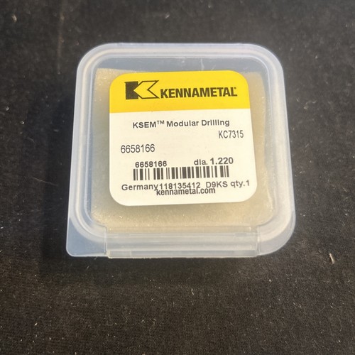 KENNAMETAL KSEM 1.220” KC7315. Modular Drill Tip Insert. 30.99mm Made ...