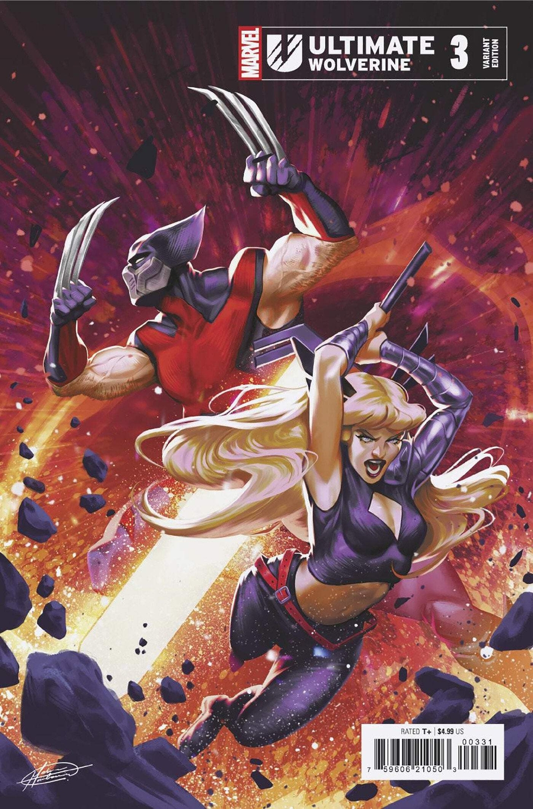 Ultimate Wolverine #3 Mateus Manhanini Variant Marvel Comics (03/26/25 ...