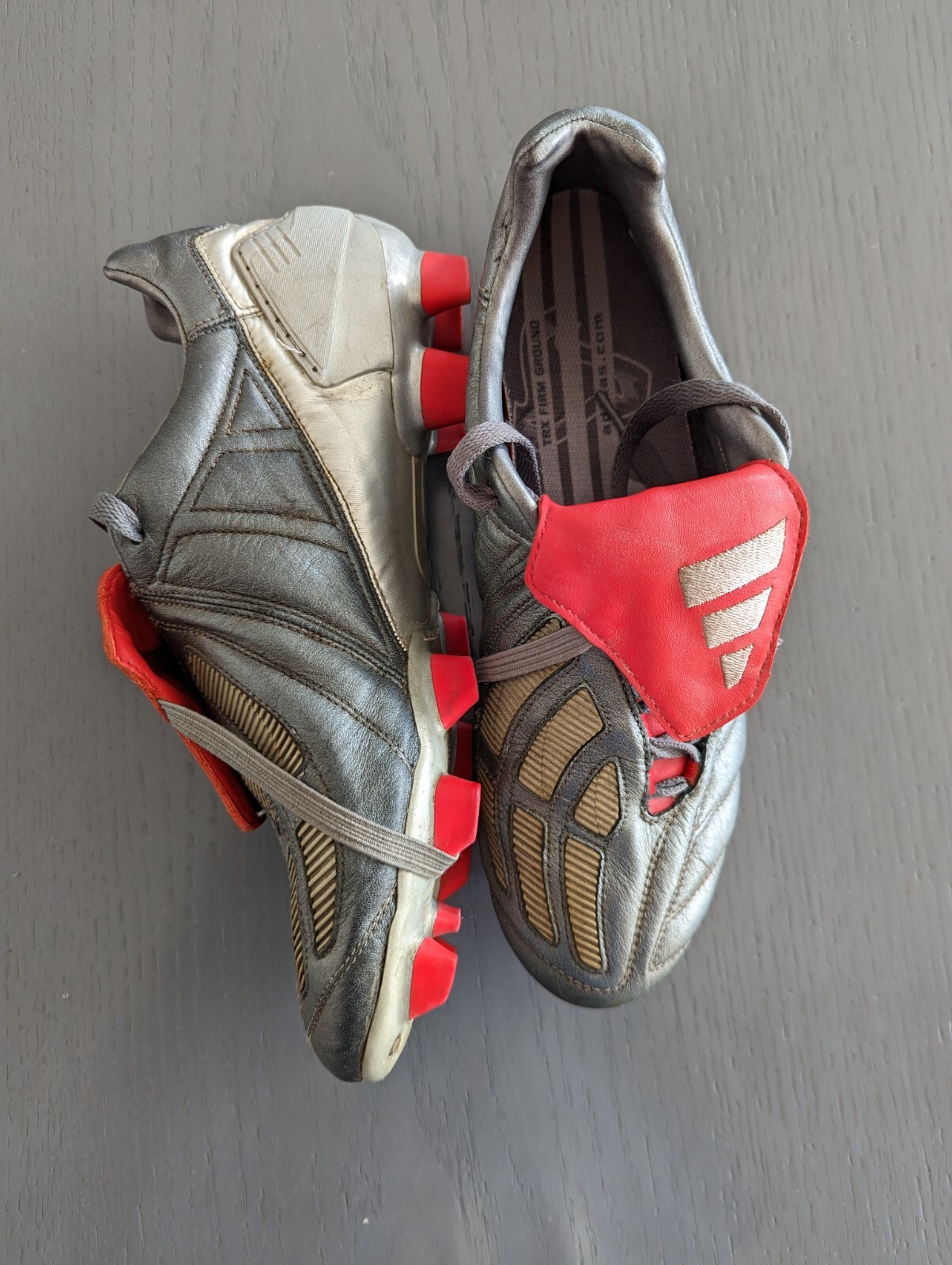 Adidas Predator Mania Fg Gunmetal Grey Uk 9 🔘🔴 | eBay Australia