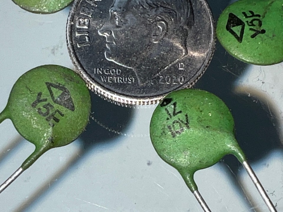 .1uf 10v dc Ceramic Disc Capacitor (5 pack) | eBay