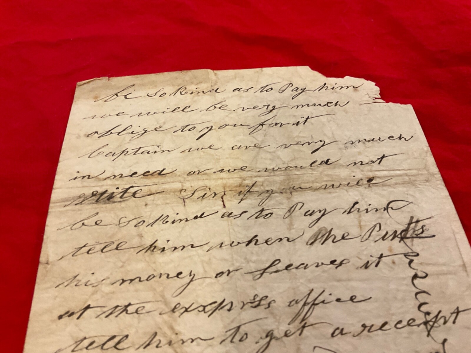 CIVIL WAR 1865 SOLDIERS WIFE LETTER BEGS RELEASE OF HUSBAND FROM ...
