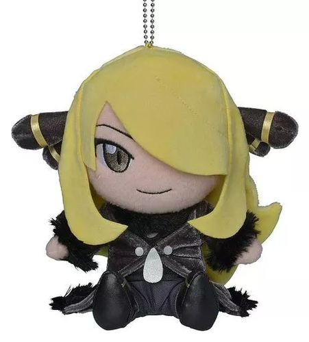 Pokemon Center Limited Pokemon Trainers Cynthia Plush Doll Toy 18cm ...