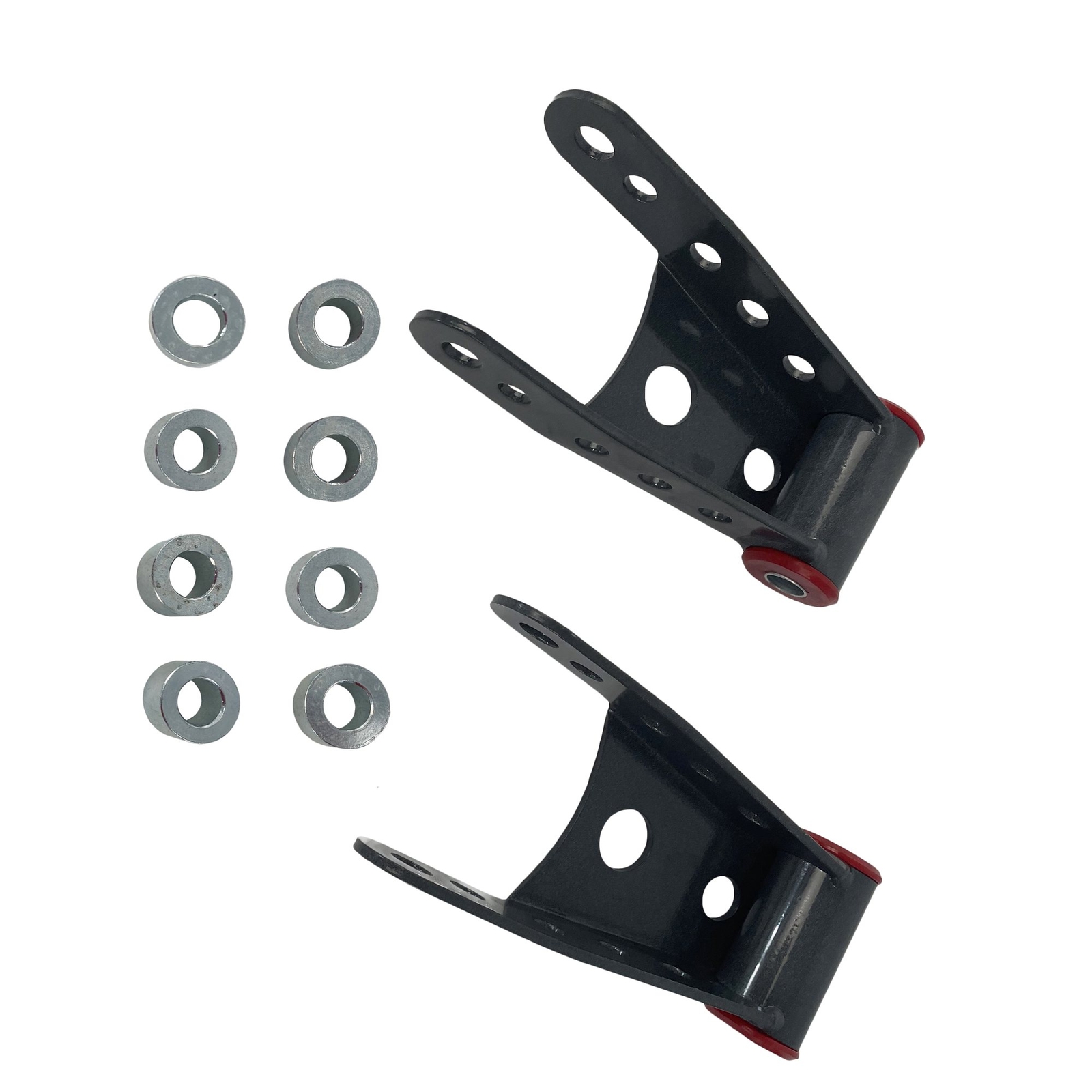 1"-2" Rear Drop Shackle Kit Pair of For Ford F150 2015-2020 2WD & 4WD ...