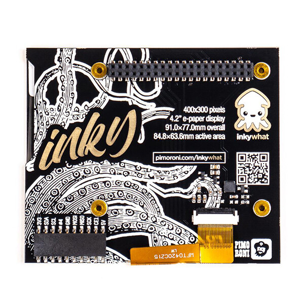 Inky wHAT - Large e-Ink Display – Yellow/Black/White | eBay