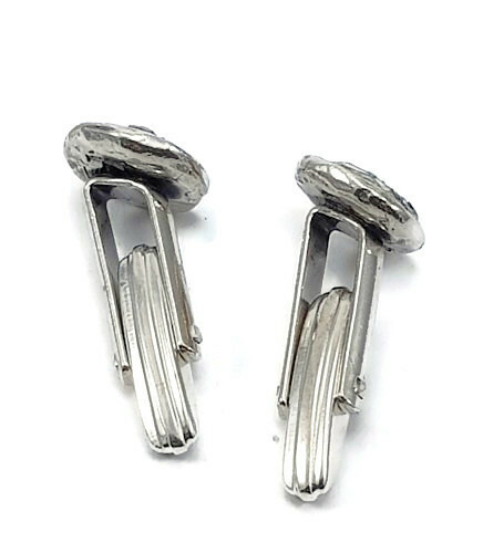 Man Cuff links Sterling Silver 925 Roman Glass Ancient Round Fragments ...